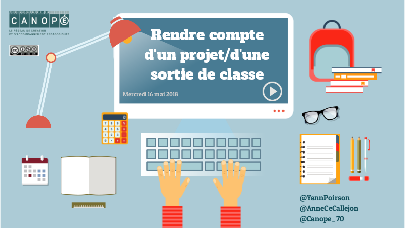 Rendre compte d'un projet, d'une sortie de classe | Genially