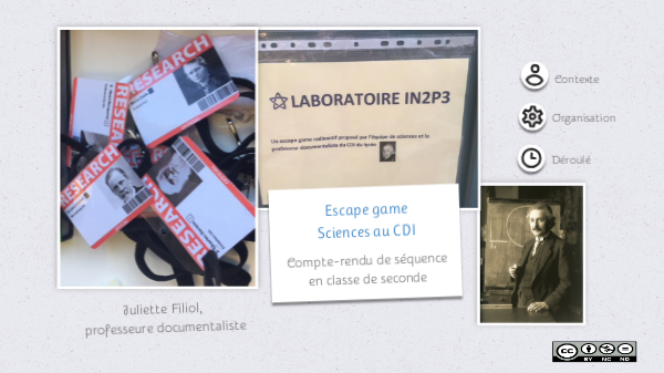 Escape Game Sciences au CDI | Genially