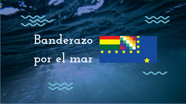 Banderazo por el mar para Bolivia