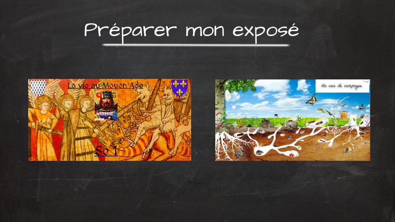 Préparer mon exposé | Genially