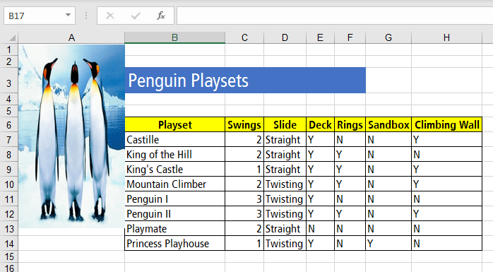 Assessment tabla en Excel | Genially