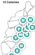 Original 13 Colonies Info