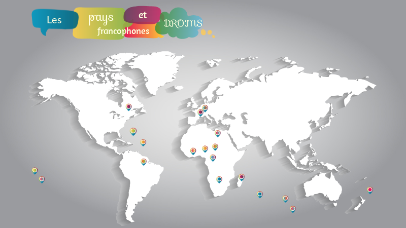 LES PAYS FRANCOPHONES ET LES DROMS