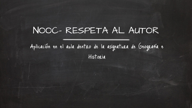 NOOC-RESPETA AL AUTOR