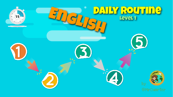 (English) Daily Routine Plantilla | Genially