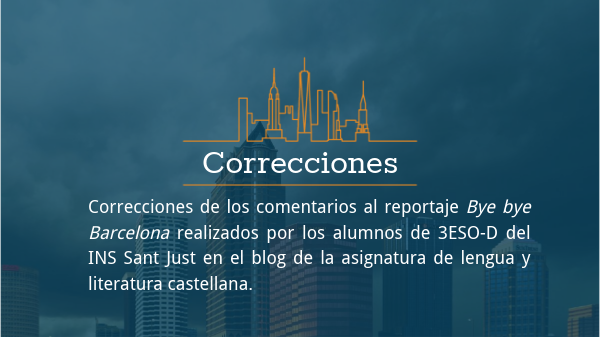 Correcciones Bye Bye 2 | Genially