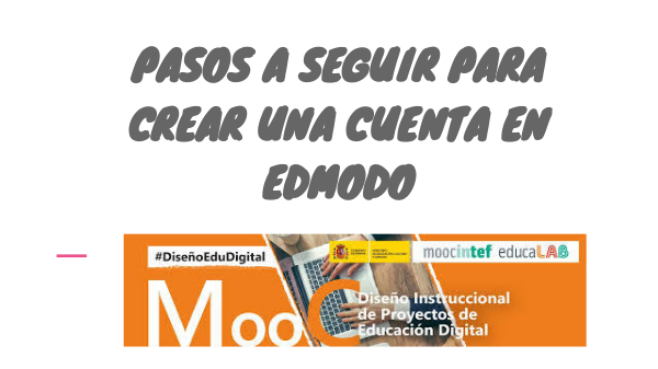 PASOS A SEGUIR PARA CREAR UNA CUENTA EN EDMODO | Genially