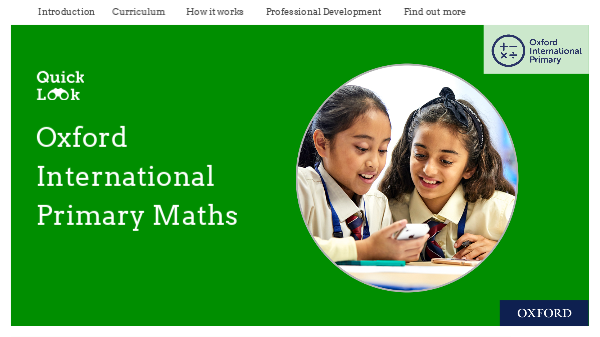 Quick Look: Oxford International Primary Maths | Genially