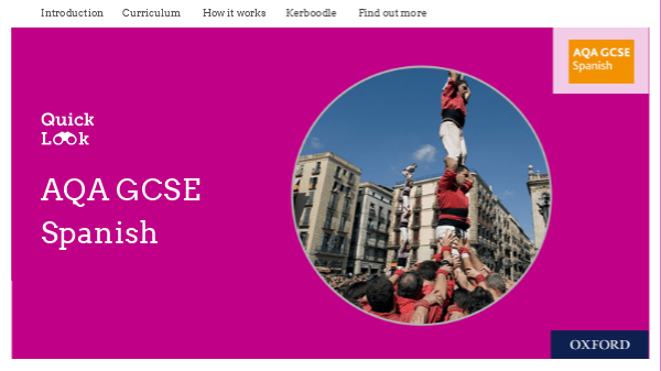 Quick Look: AQA GCSE Spanish | Genially