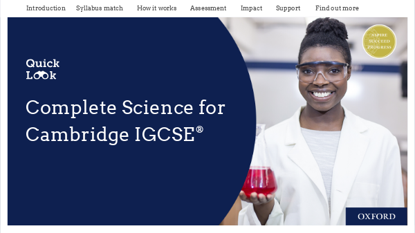 Quick Look: Complete Science for Cambridge IGCSE