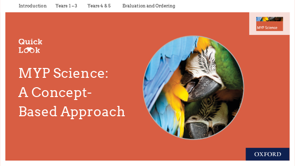 Quick Look: MYP Science | Genially