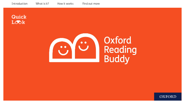 Quick Look: Oxford Reading Buddy