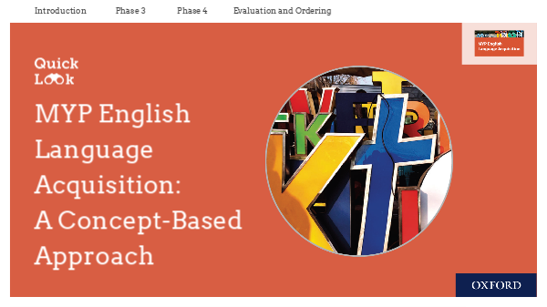 Quick Look: MYP English