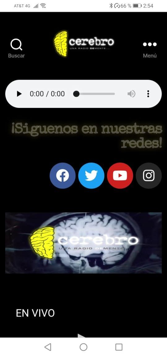 App Cerebro Radio | Genially
