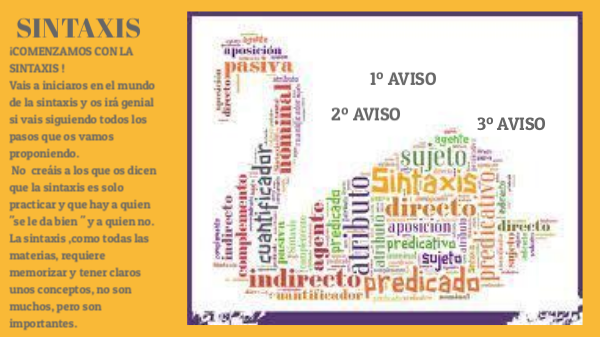 SINTAXIS