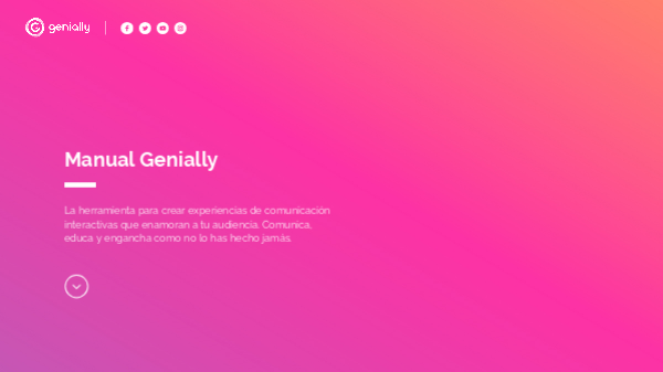 GUÍA SOFTWARE EJEMPLO DE INSPIRACIÓN GENIALLY | Genially