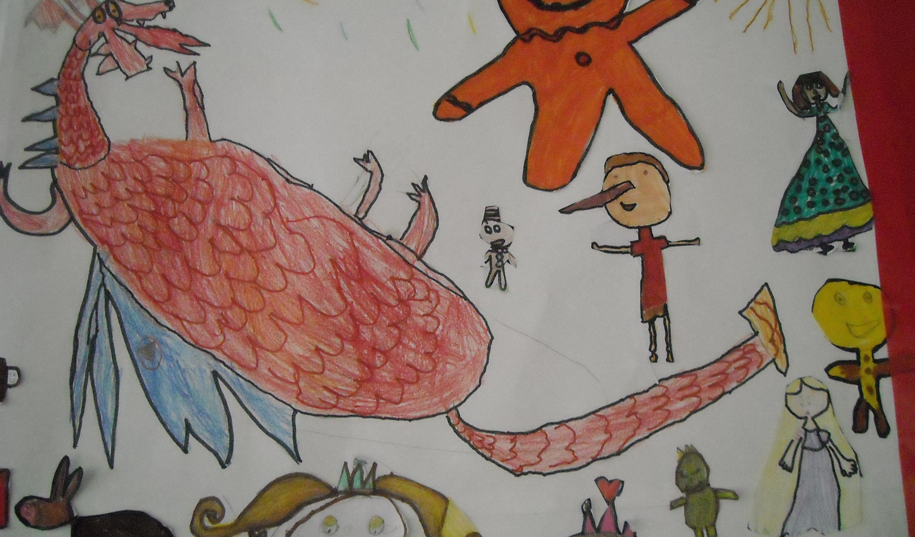 "Não há dragões nesta história! " (trabalho colaborativo realizado pela turma A7, 2º ano)