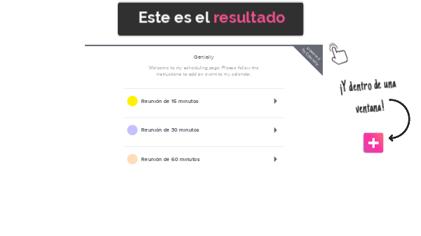 Support: calendly ESP | Genially