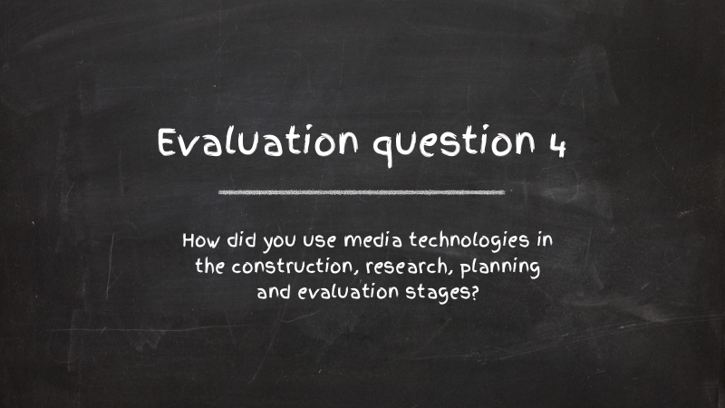 A2 media: Evaluation question 4