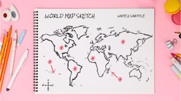 SKETCH WORLD MAP | Genially