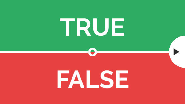 true or false 2 animals