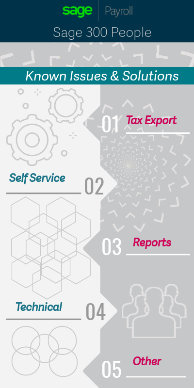 Sage 300 People - Issues and Solutions | Genially