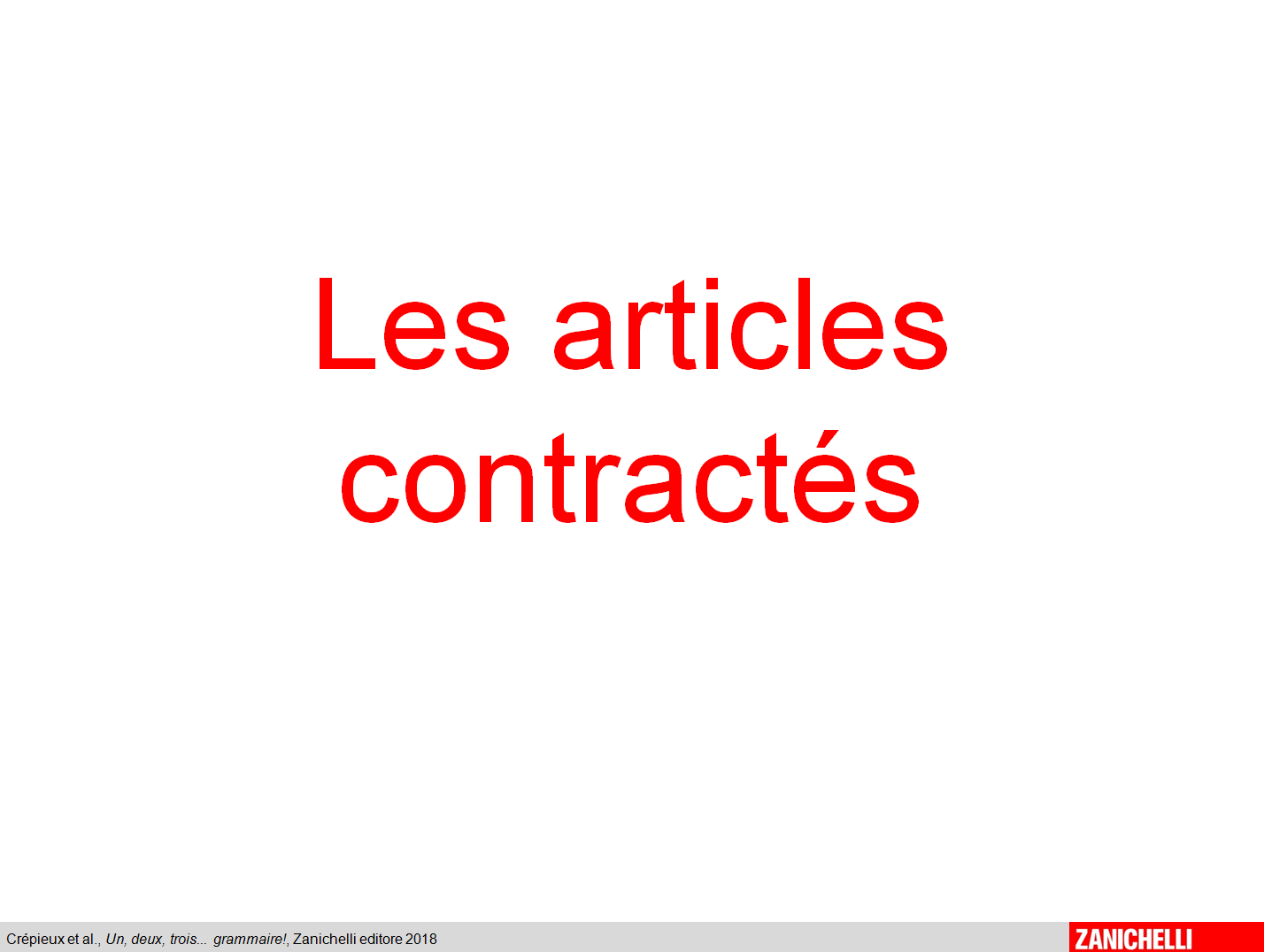 Les articles contractés | Genially