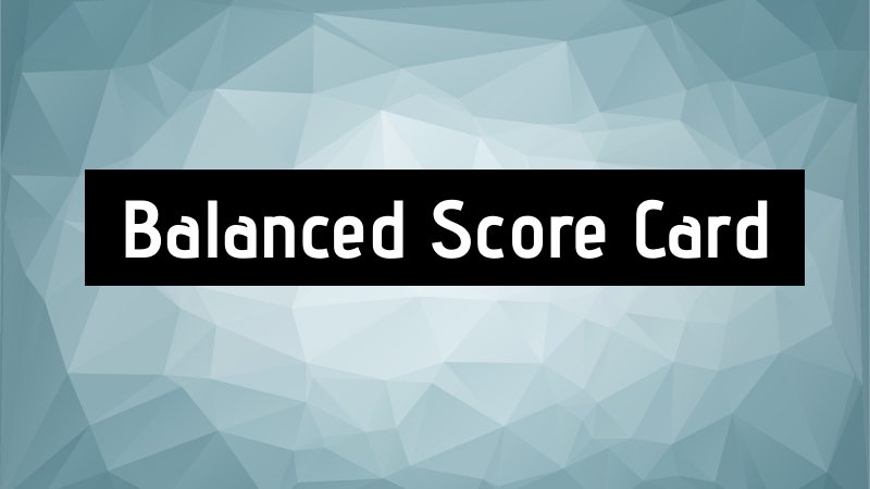 Balanced Scorecard