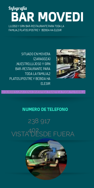 ANUNCIO DE MI BAR | Genially