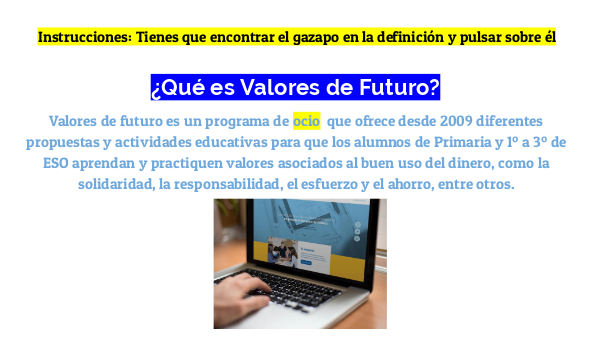 Encuentra el gazapo | Genially