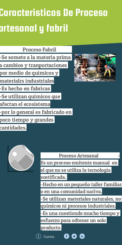 procesos fabriles y artesanales