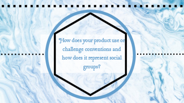 How does your product use or challenge conventions and how does it ...