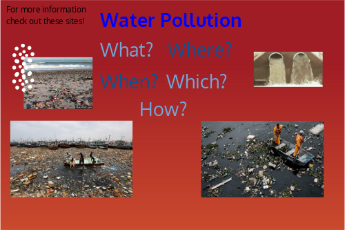 Water Pollution | Genially