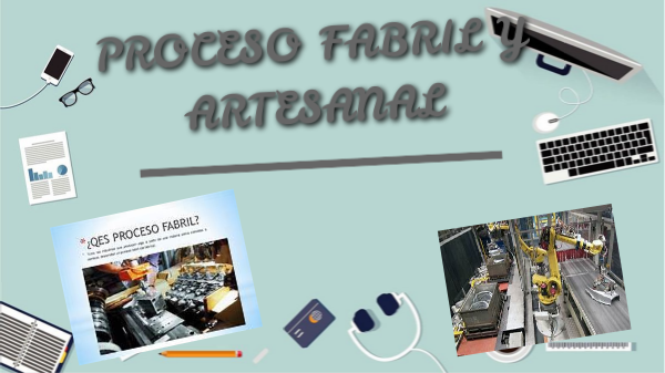 PROCESO FABRIL Y ARTESANAL | Genially