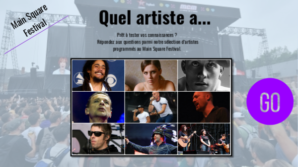 MSF : retrouvez le bon artiste | Genially