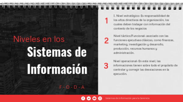 Niveles Tácticos de los Sistemas de Información | Genially