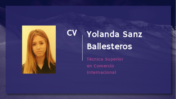 CV YOLANDA SANZ