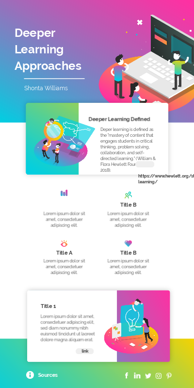 Deeper Learning Approaches | Genially