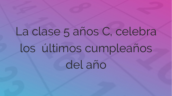 Cumpleaños 5 años C