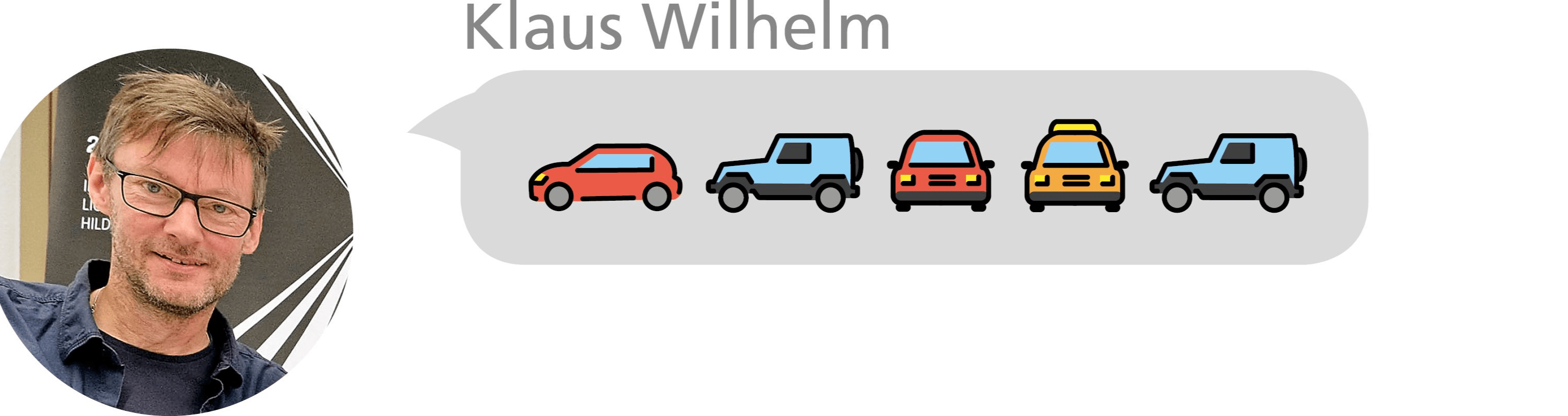 Emoji Interview Klaus Wilhelm | Genially