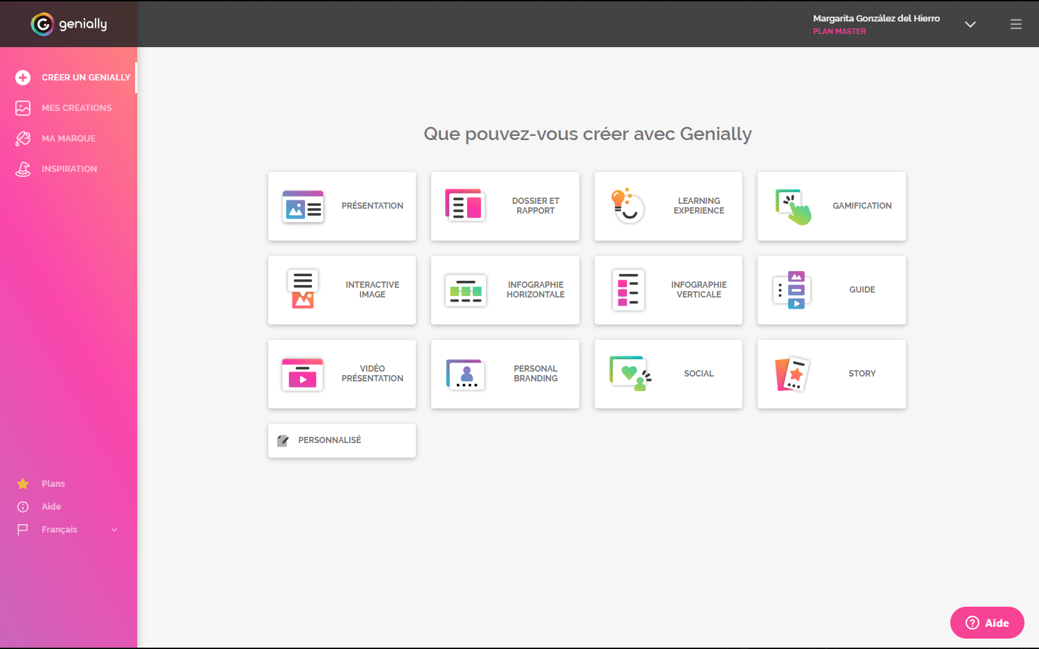 Nuevas Categorías FR | Genially