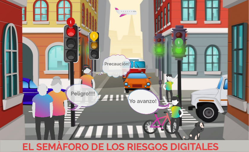 Semáforo de seguridad digital