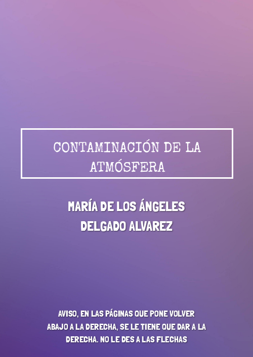 Contaminación de la atmósfera
