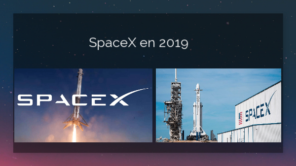 Spacex en 2019