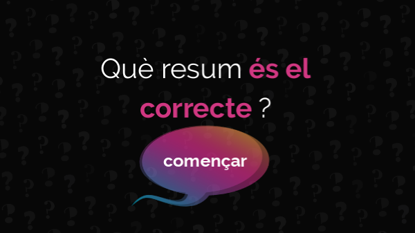 Resum, comentari interactiu