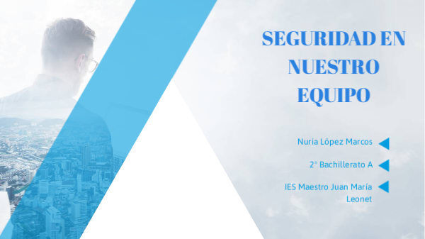 SEGURIDAD EN NUESTRO EQUIPO