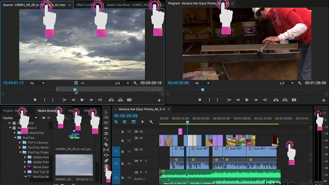 Інтерфейс Premiere Pro