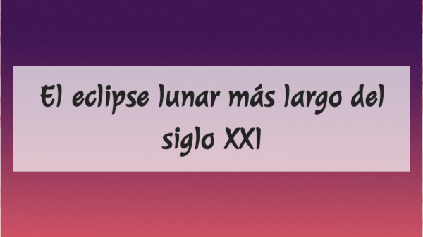 El eclipse | Genially