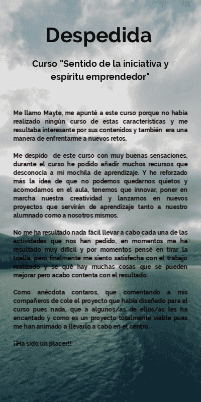 Despedida curso | Genially