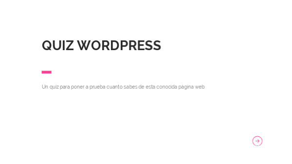 QUIZ SOBRE WORDPRESS | Genially